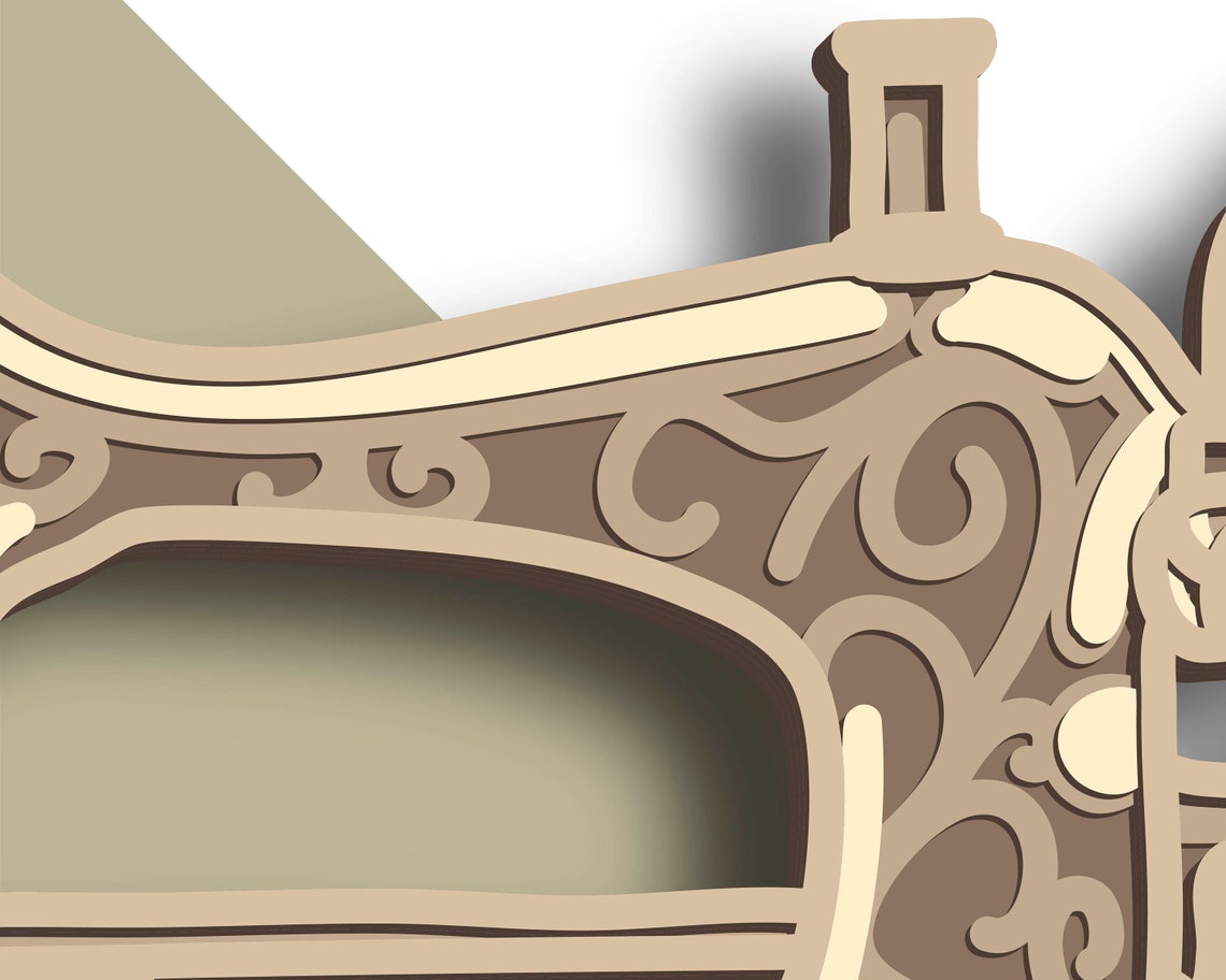 Sewing Machine Multilayer SVG/ Sewing Machine Cut File/ 3D - Etsy