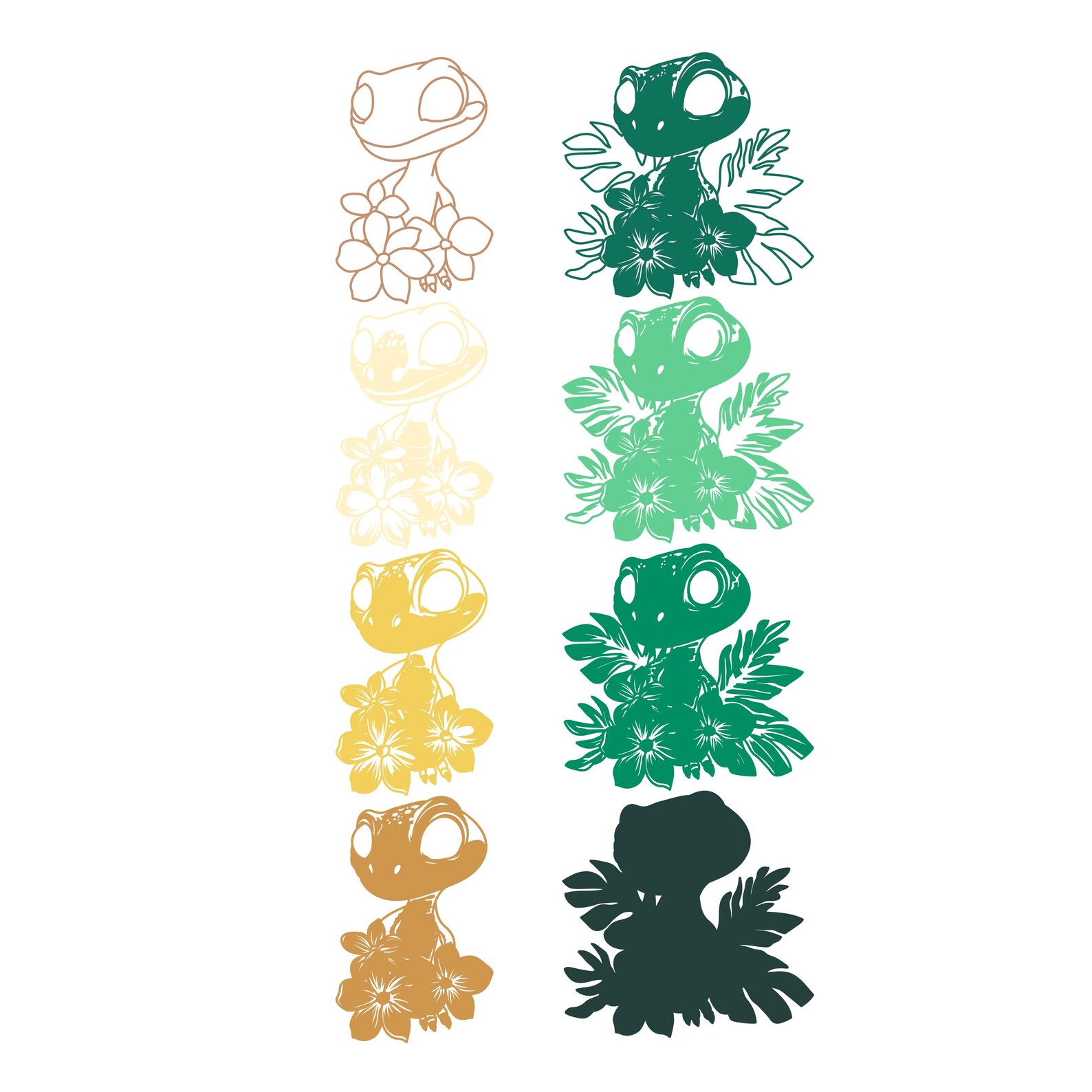 Lizard Multilayer SVG. Laser Cut File. Layer Construction. Plywood ...
