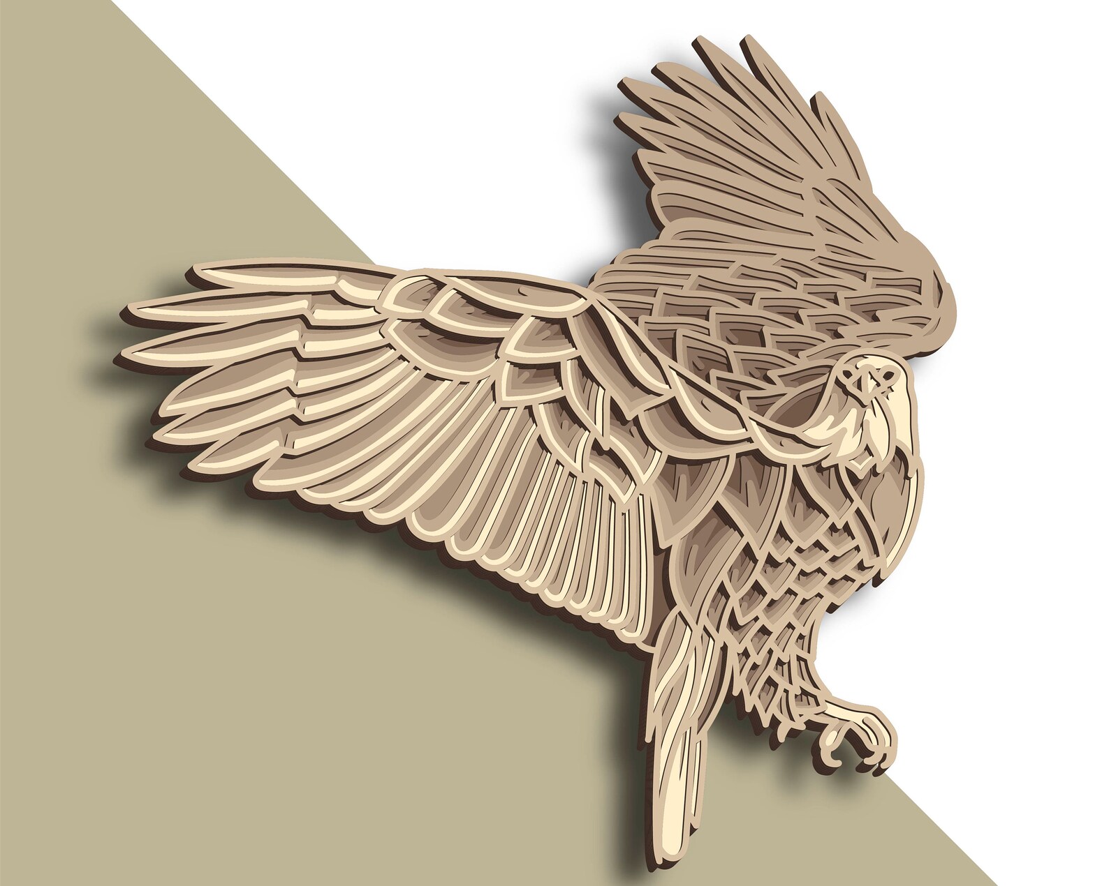 Eagle Bundle Multilayer SVG/ Eagle Bundle Cut File/ 3D Layer/ - Etsy