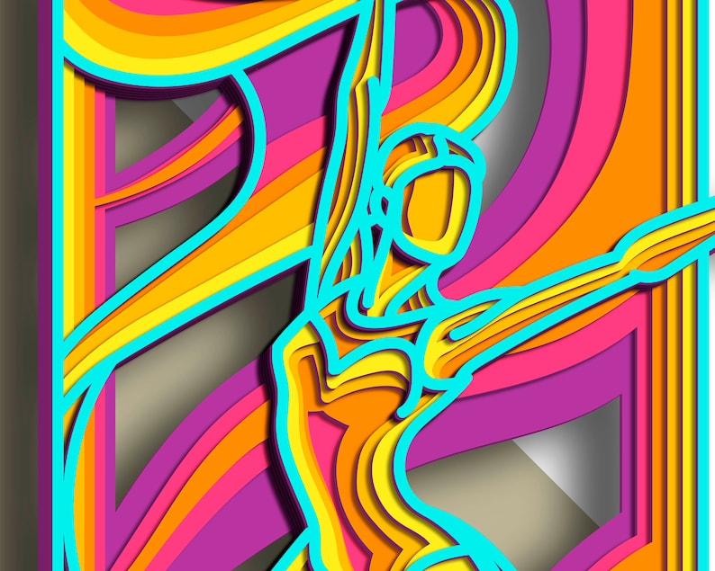 Dance Multilayer SVG/ Dance Cut File/ 3D Layer/ Plywood - Etsy