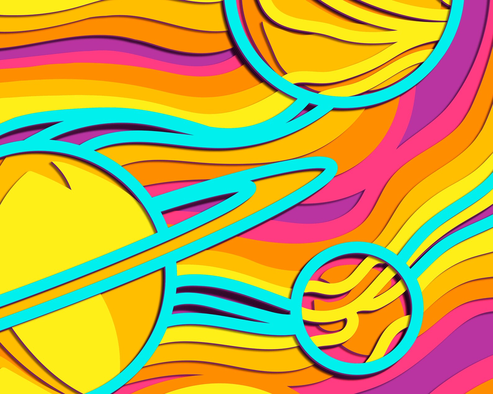 Space Multilayer SVG/ Space Cut File/ 3D Layer/ Plywood - Etsy