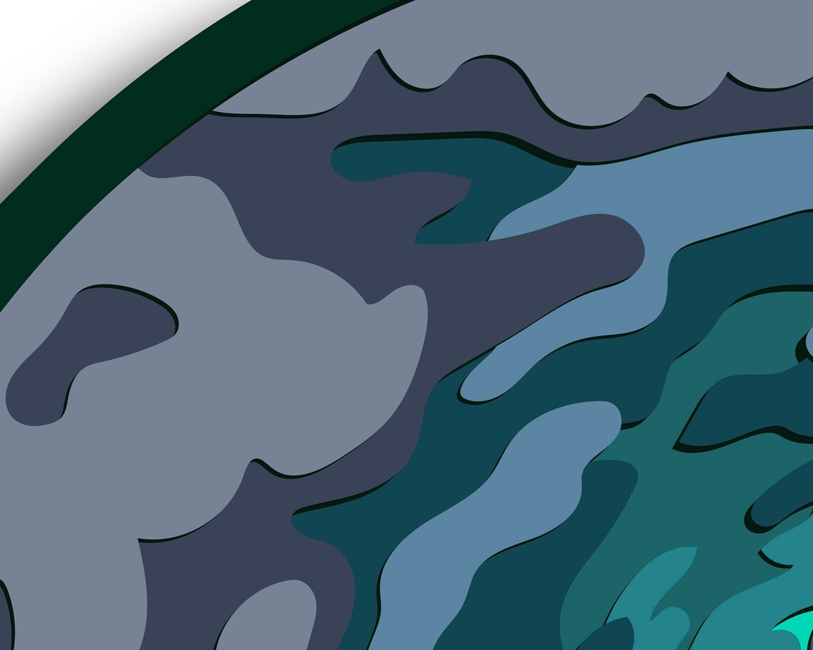 Nature Multilayer SVG/ Nature Cut File/ 3D Layer/ Plywood - Etsy