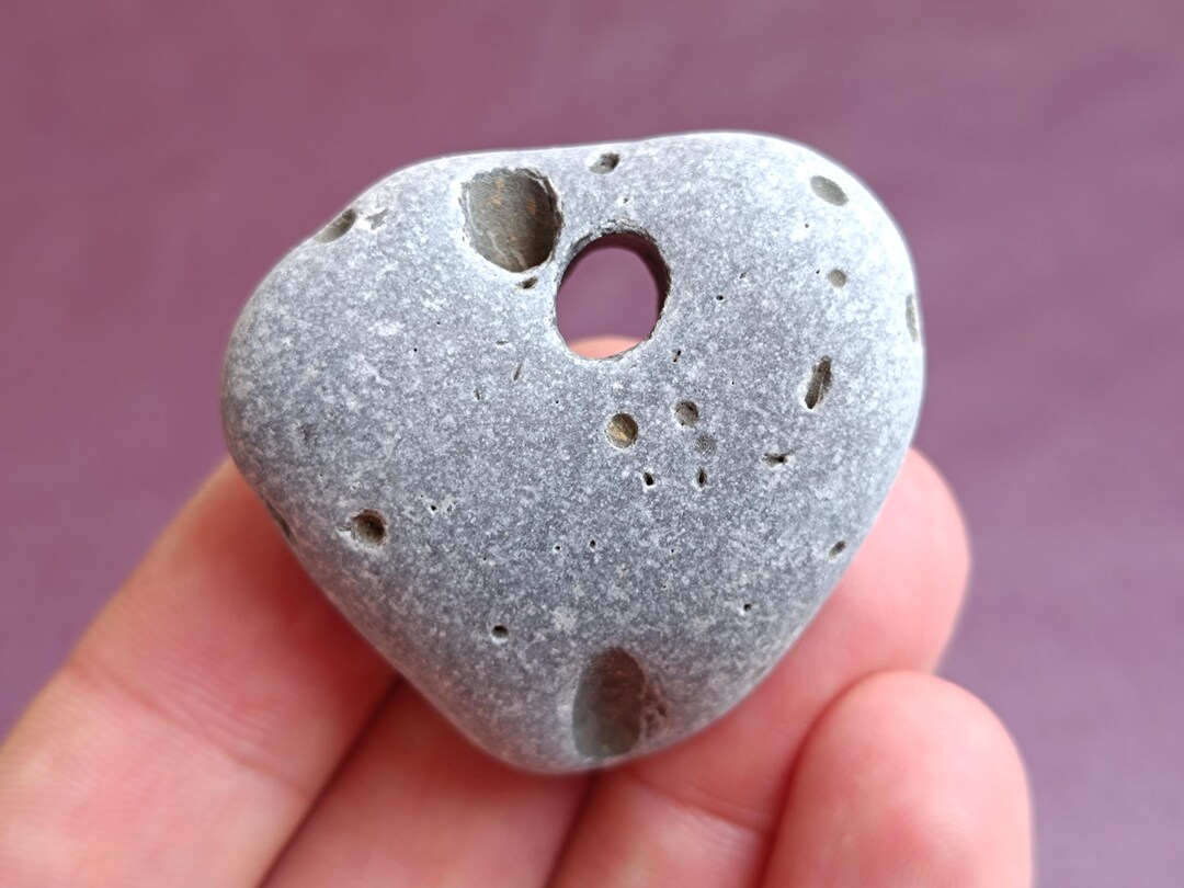 Chicken God Stone, Ghost Stone, Funny Shaped Beach Stone, Ghost Shaped ...