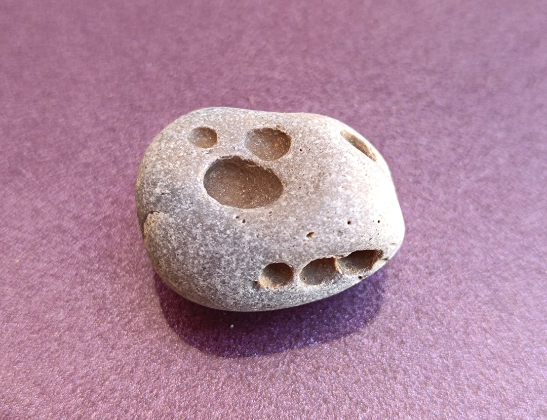 Mickey Mouse Stone, Mouse Stone, Rare Wish Stone, Irish Hag Stone ...