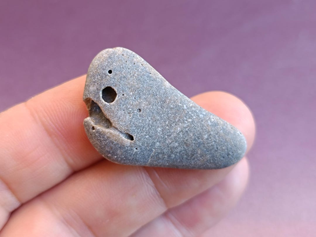 Face Stone, Witch Stone, Head Shaped Stone, Chicken God Stone, Funny ...
