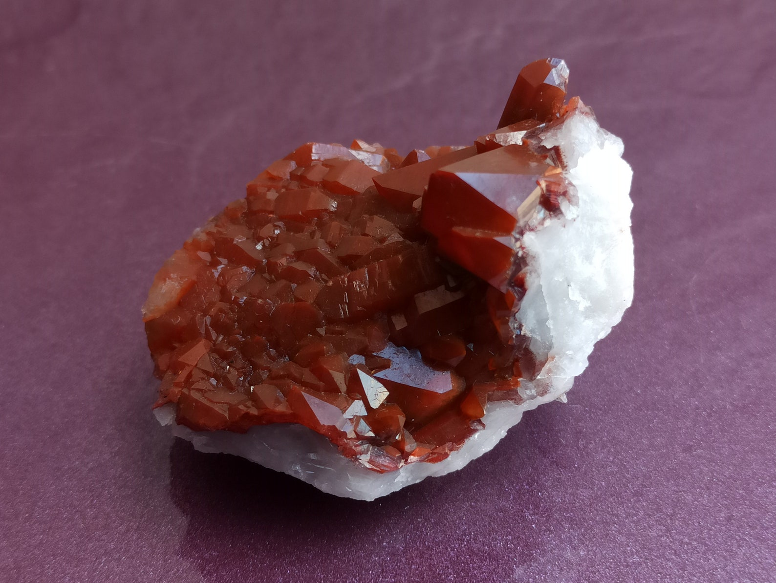 Rare Eisenkiesel Quartz Crystal: Raw Jacinta De Compostela Geode ...