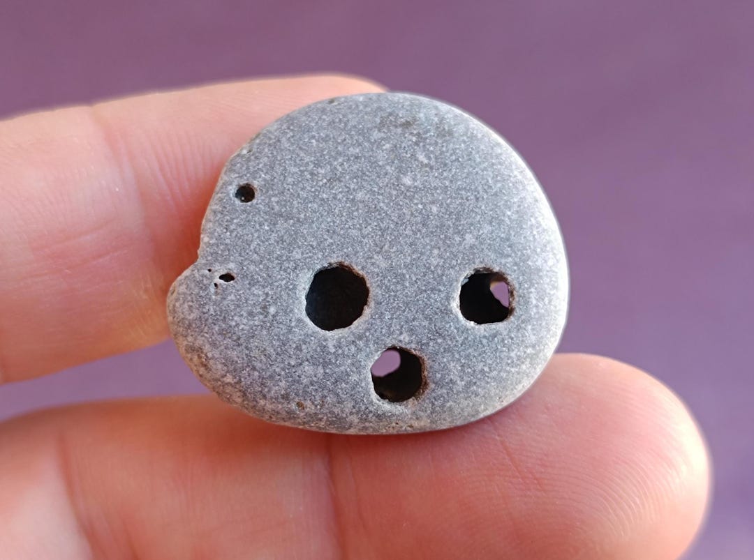Ghost Stone, Monster Stone, Funny Shaped Beach Stone, Witch Stone ...