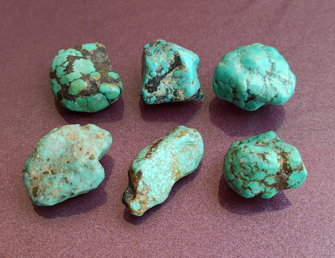 Raw Turquoise Crystal Stone, Healing Stone, Turquoise Tumbled Stone ...