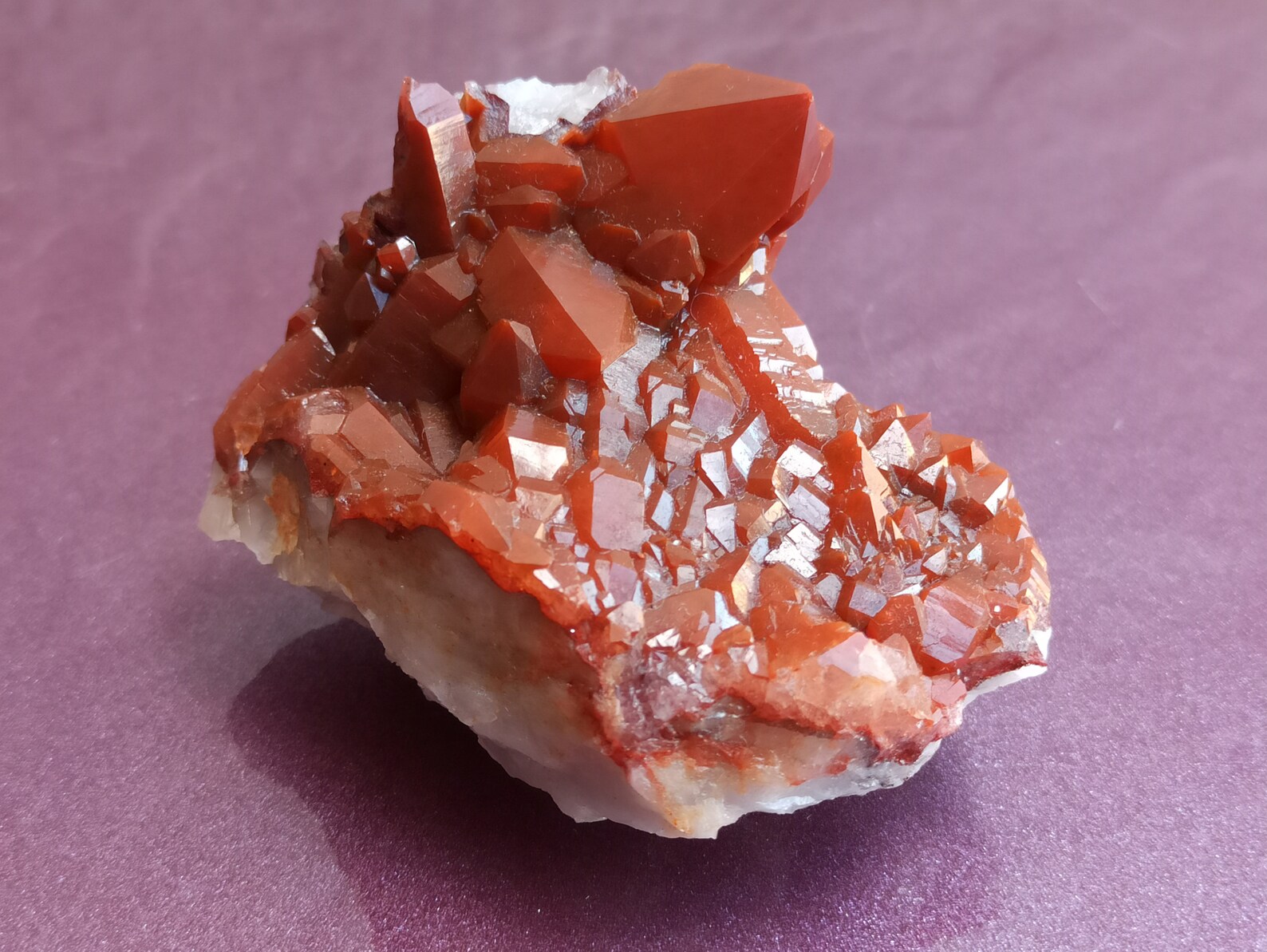 Rare Eisenkiesel Quartz Crystal: Raw Jacinta De Compostela Geode ...