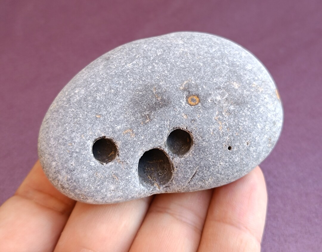 Head Shaped Stone, Chicken God Stone Ghost Stone, Big Mouth and Eyes ...