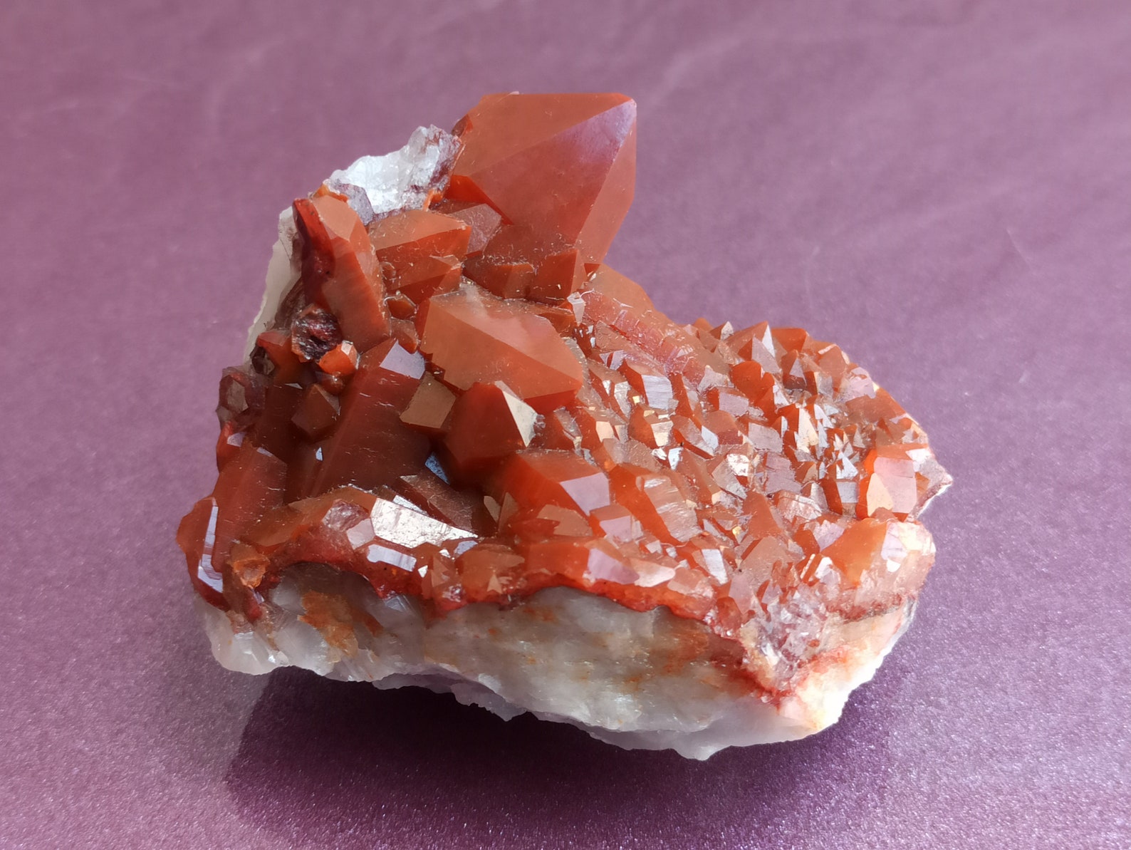 Rare Eisenkiesel Quartz Crystal: Raw Jacinta De Compostela Geode ...