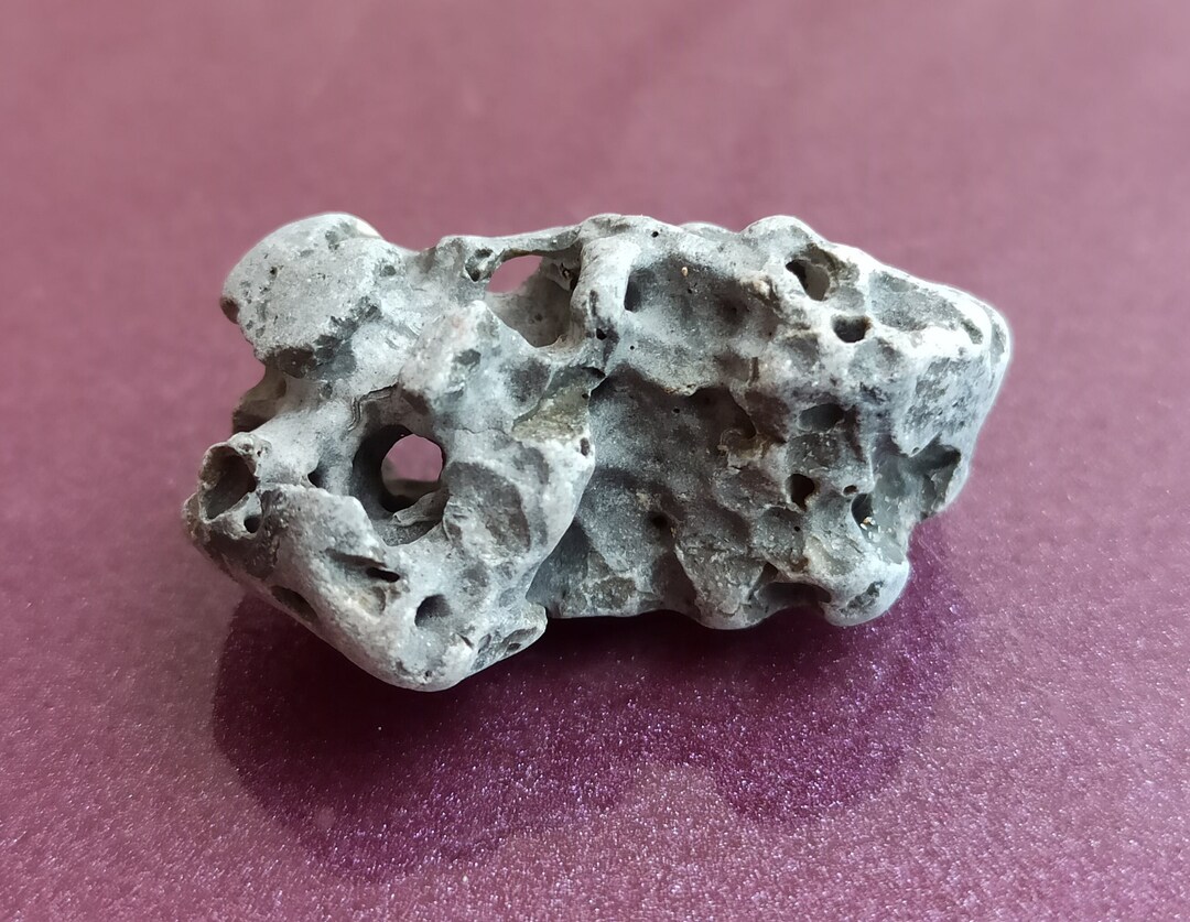 Chicken God Stone: Irish Hag Stone Amulet, Lucky Mascot - Etsy