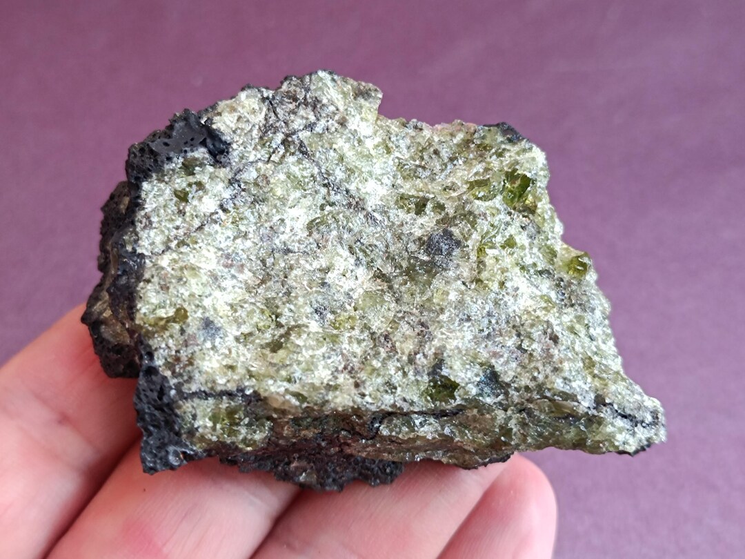RARE Olivine Stone, Raw Olivine Crystal, Raw Olivine Mineral, Olivine ...