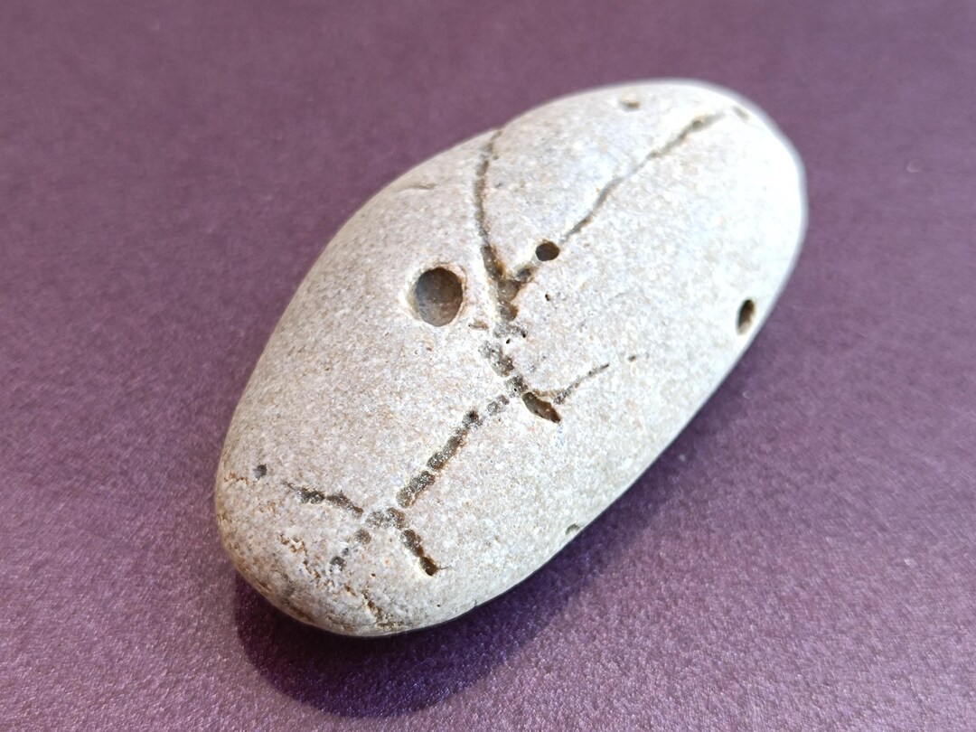 Irish Hag Stone: Beach Wishing Stone Amulet - Etsy