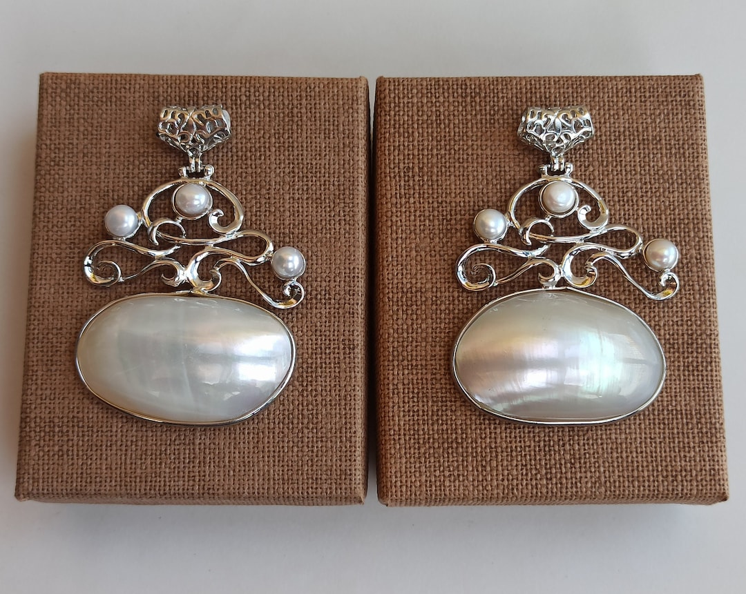 Nautilus Mother-of-pearl Pendant: Gold Filled Nacre Shell - Etsy