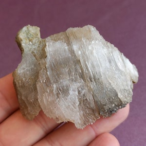 Raw Gypsum Selenite Mineral, Selenite, Gypsum Crystal, Spain Mineral ...