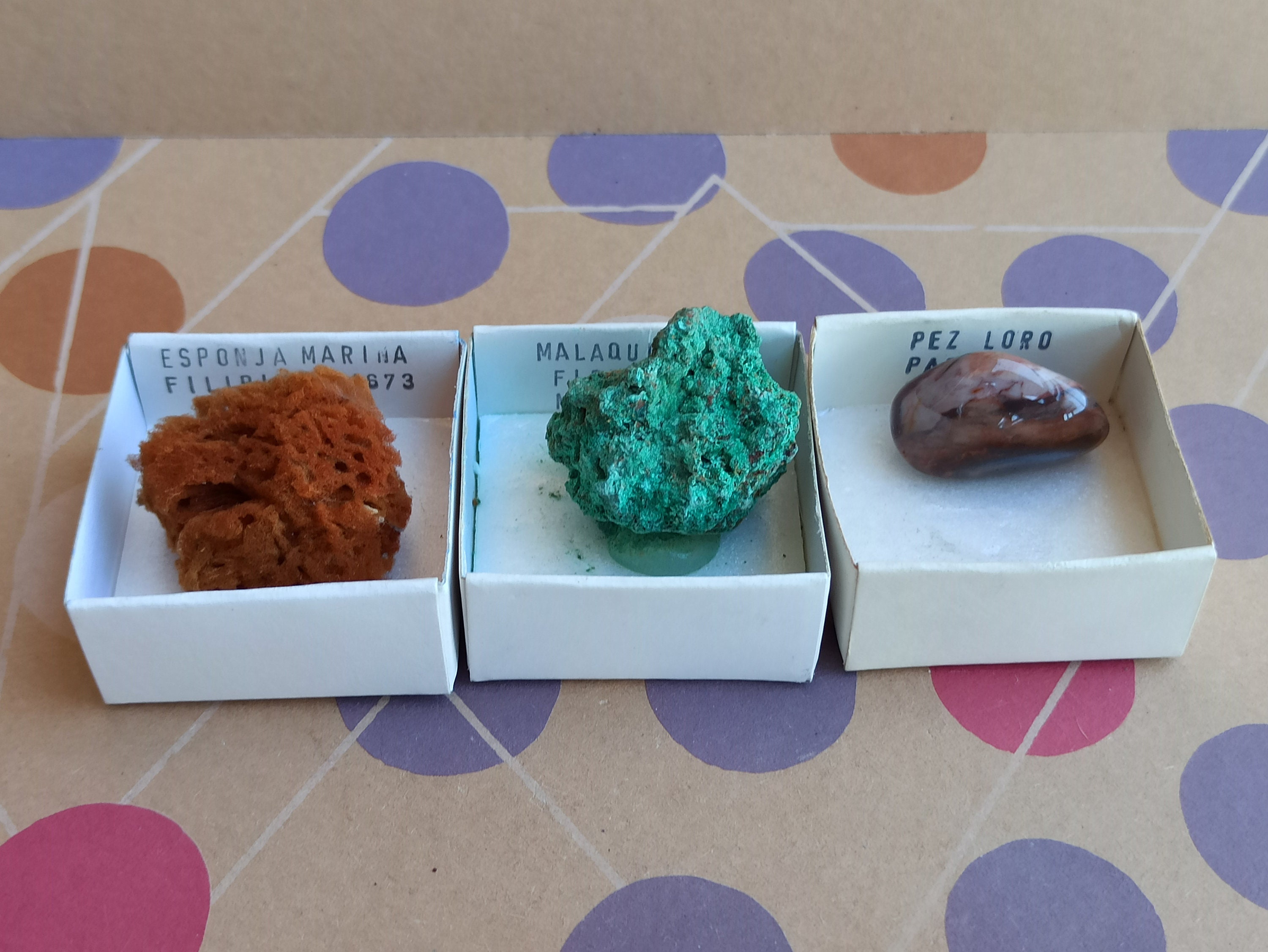 Minerals Collection SET of 9 Malachite Agate Chlorite - Etsy
