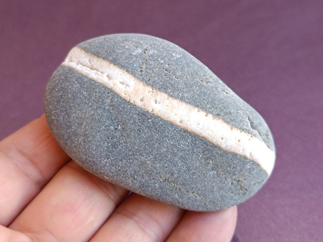 Beach Wishing Stone: Irish Hag Stone, Healing Crystal Amulet - Etsy