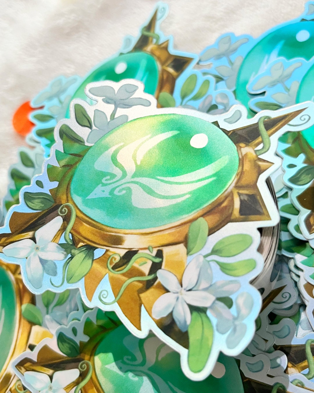 Anemo Vision Sticker - Genshin Impact - Etsy