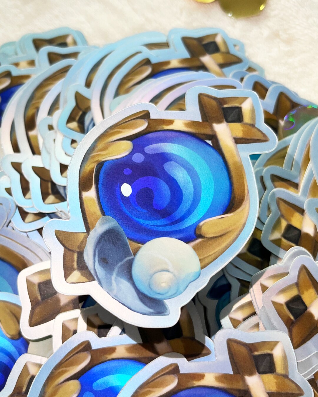 Hydro Vision Sticker - Genshin Impact - Etsy