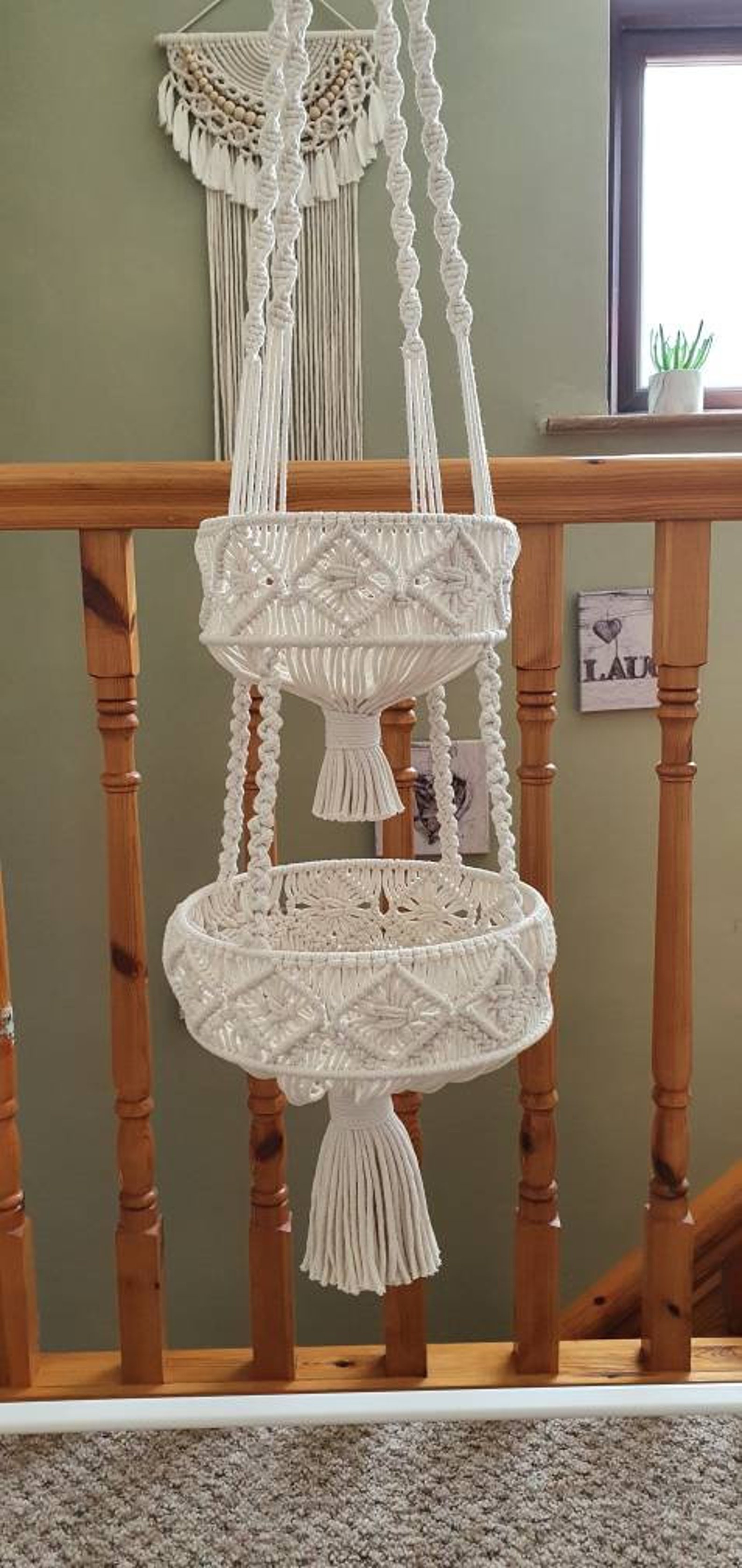 Macrame Fruit Hanger - Etsy