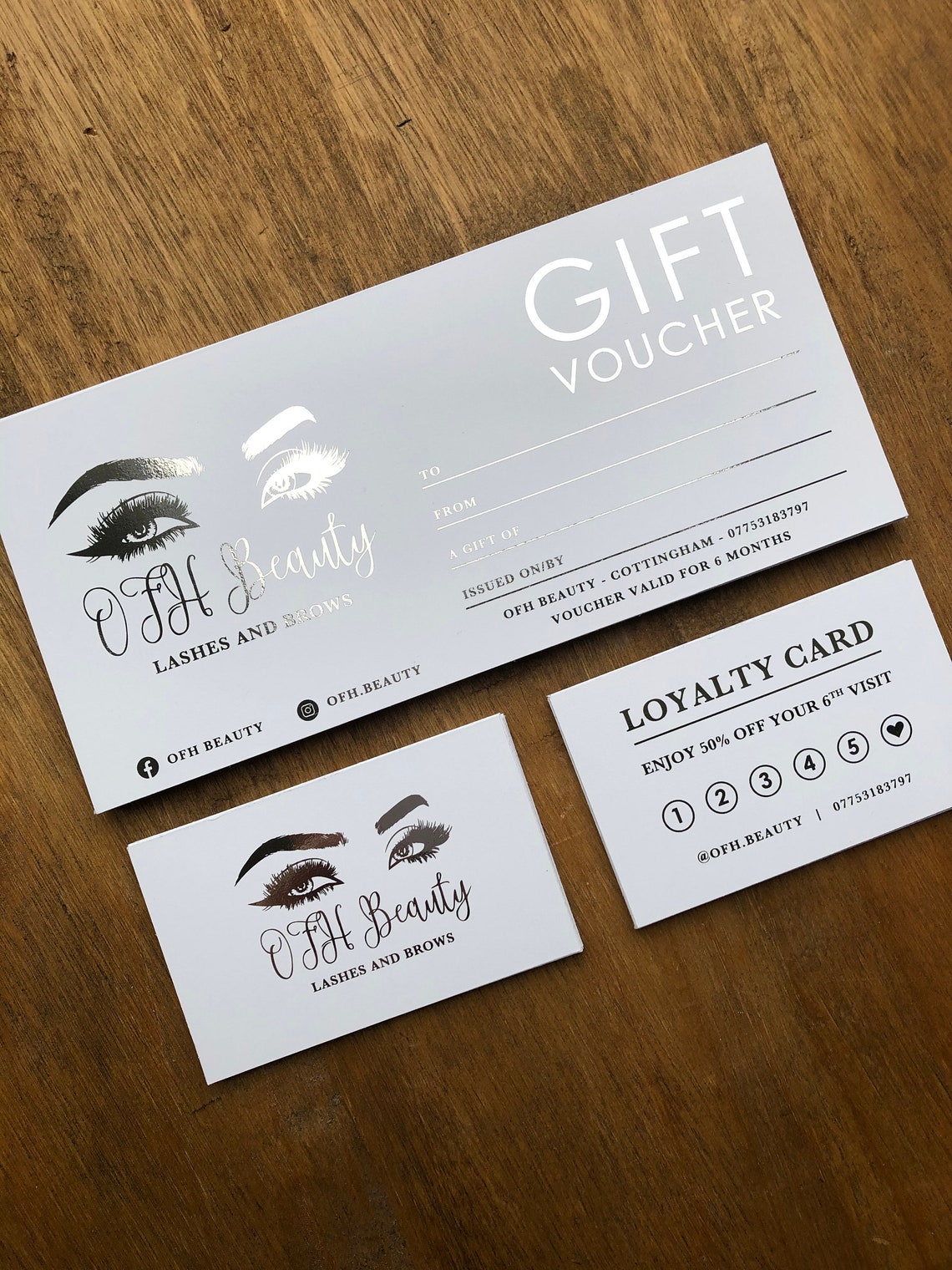 Gift Vouchers, Gift Certificate, Foiled Gift Voucher, Business Cards ...