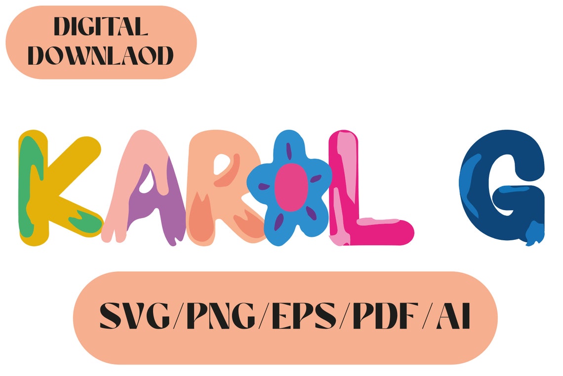 Karol G Alphabet Karol G Letters Manana Sera Bonito Bundle - Etsy