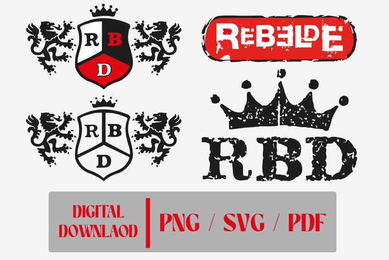 RBD Bundle Png, Svg, Pdf | Rbd Banda | Rebelde Png | Bad Bunny Png ...