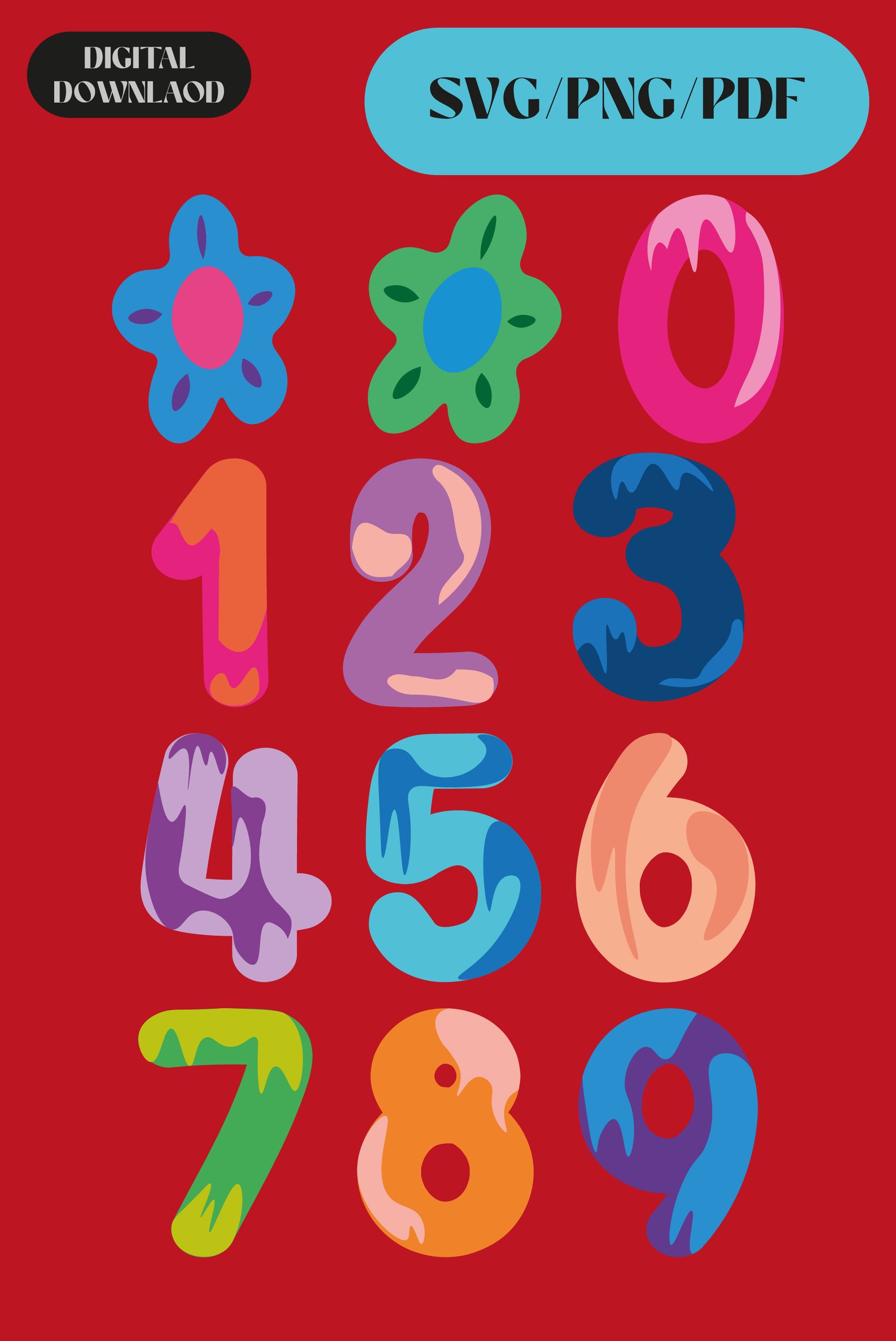 Karol G Numbers Svg, Png, Pdf | Numbers SVG - Etsy
