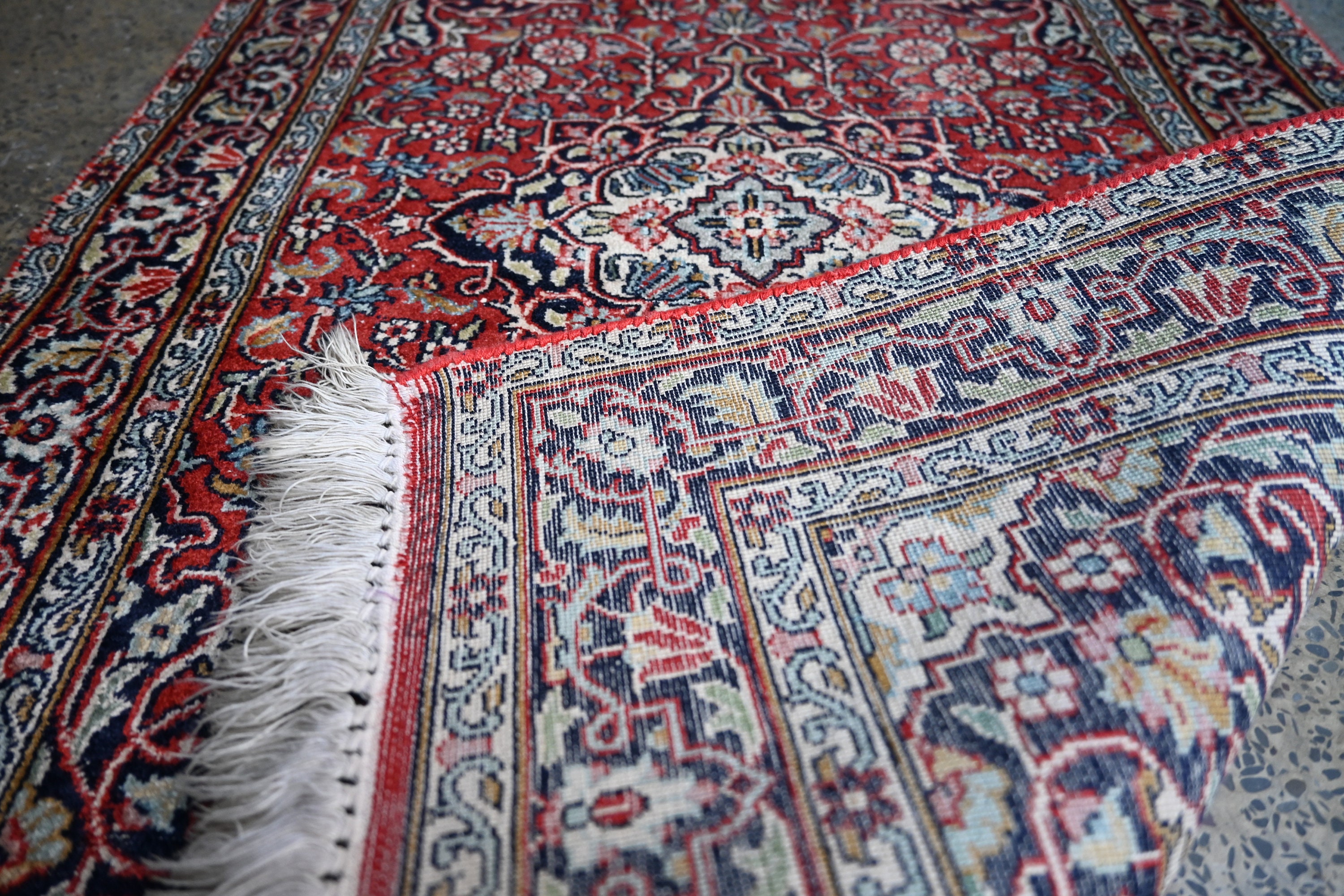 Kashmere Silk Rug, %100 Silk Rug,signed Silk Rug,classic Silk Rug ...