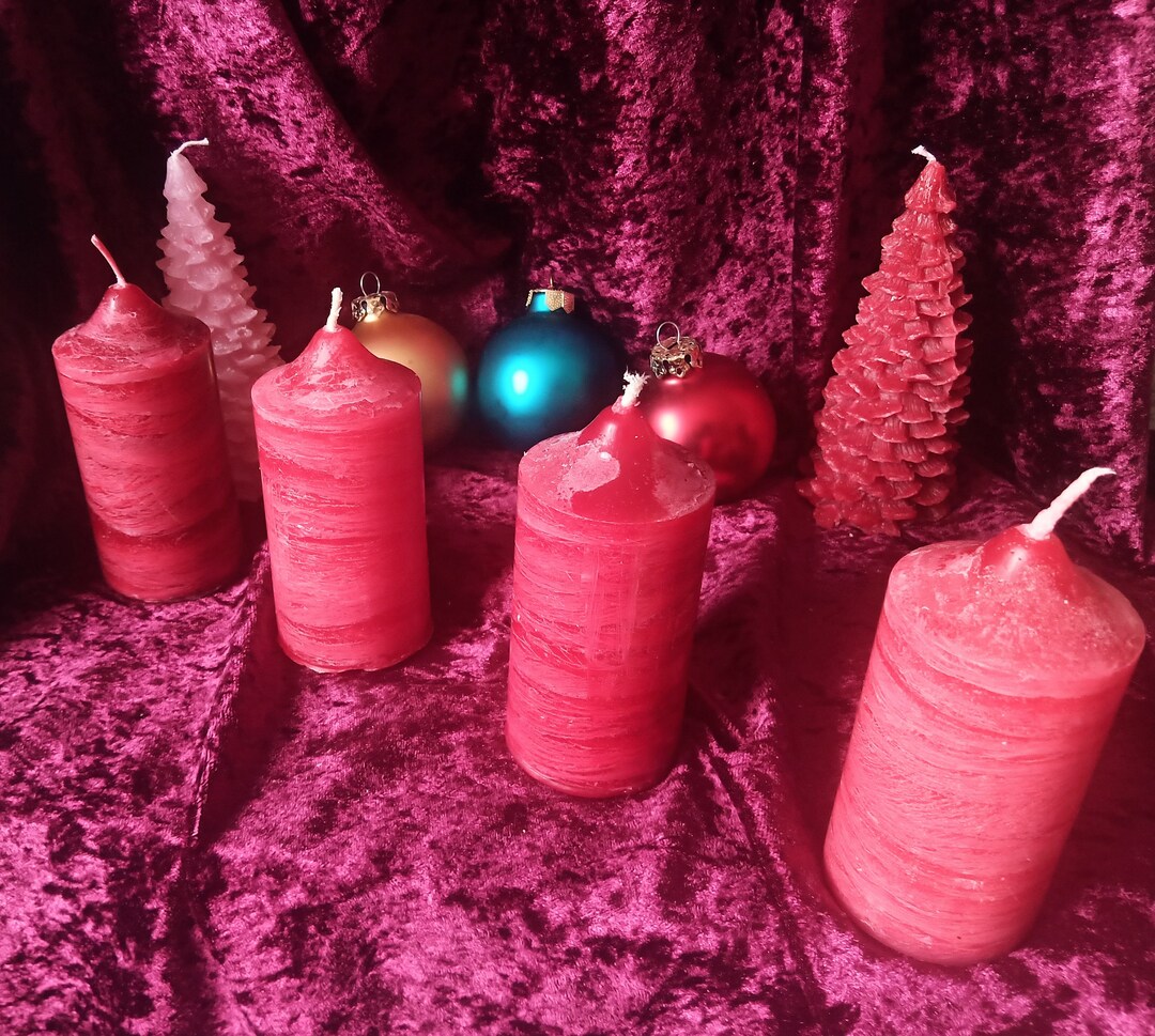 4+1 Adventskerzen Set, Adventsset, Weihnachtskerzen, Adventszeit Kerzen ...