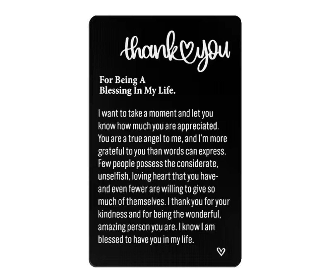 Thank You Card - Etsy Australia