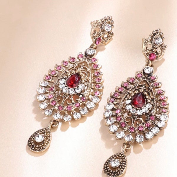 Big Long Earrings - Etsy