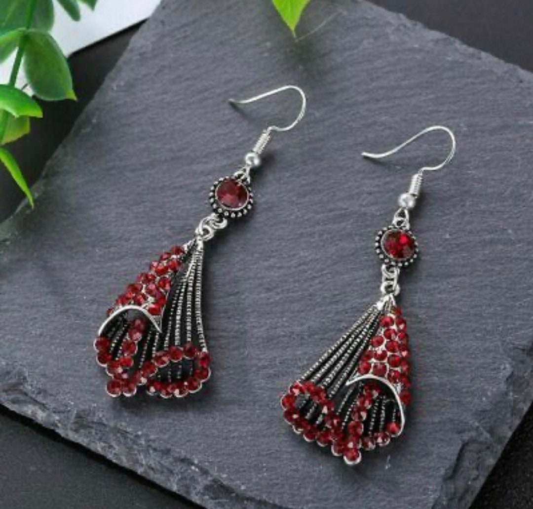 Long Dangle Earrings - Etsy UK