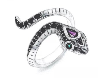 Gold Plated Cobra Snake Sterling Silver 925 Ring Jewellery New - Etsy