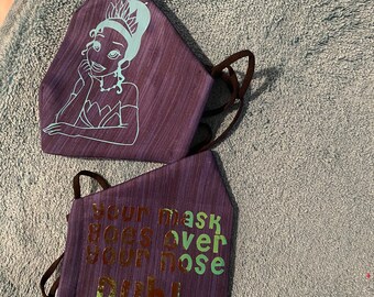 Tiana Face Mask - Etsy