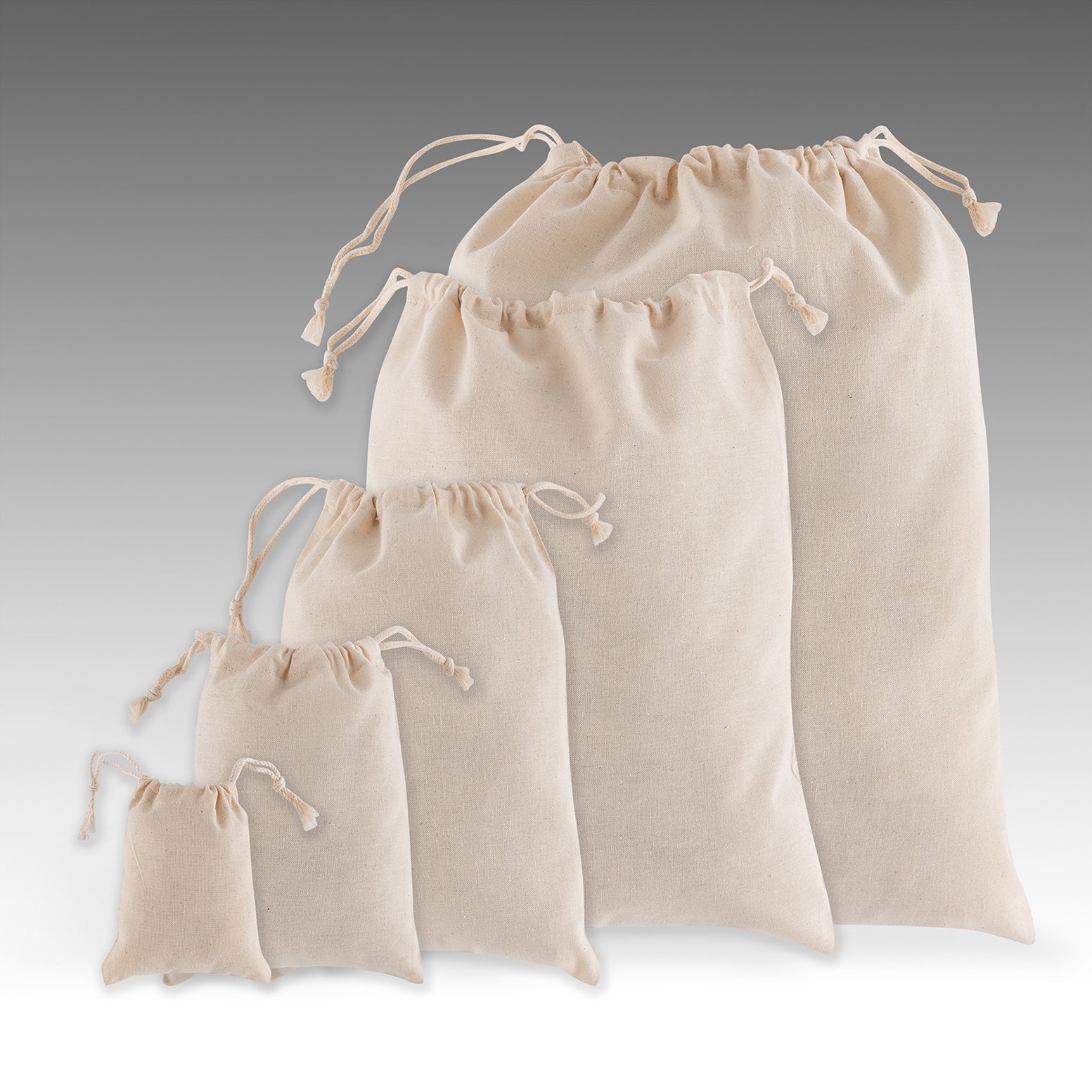 Custom Pouches Logo Pouch Personalized Cotton Muslin Bag - Etsy Canada