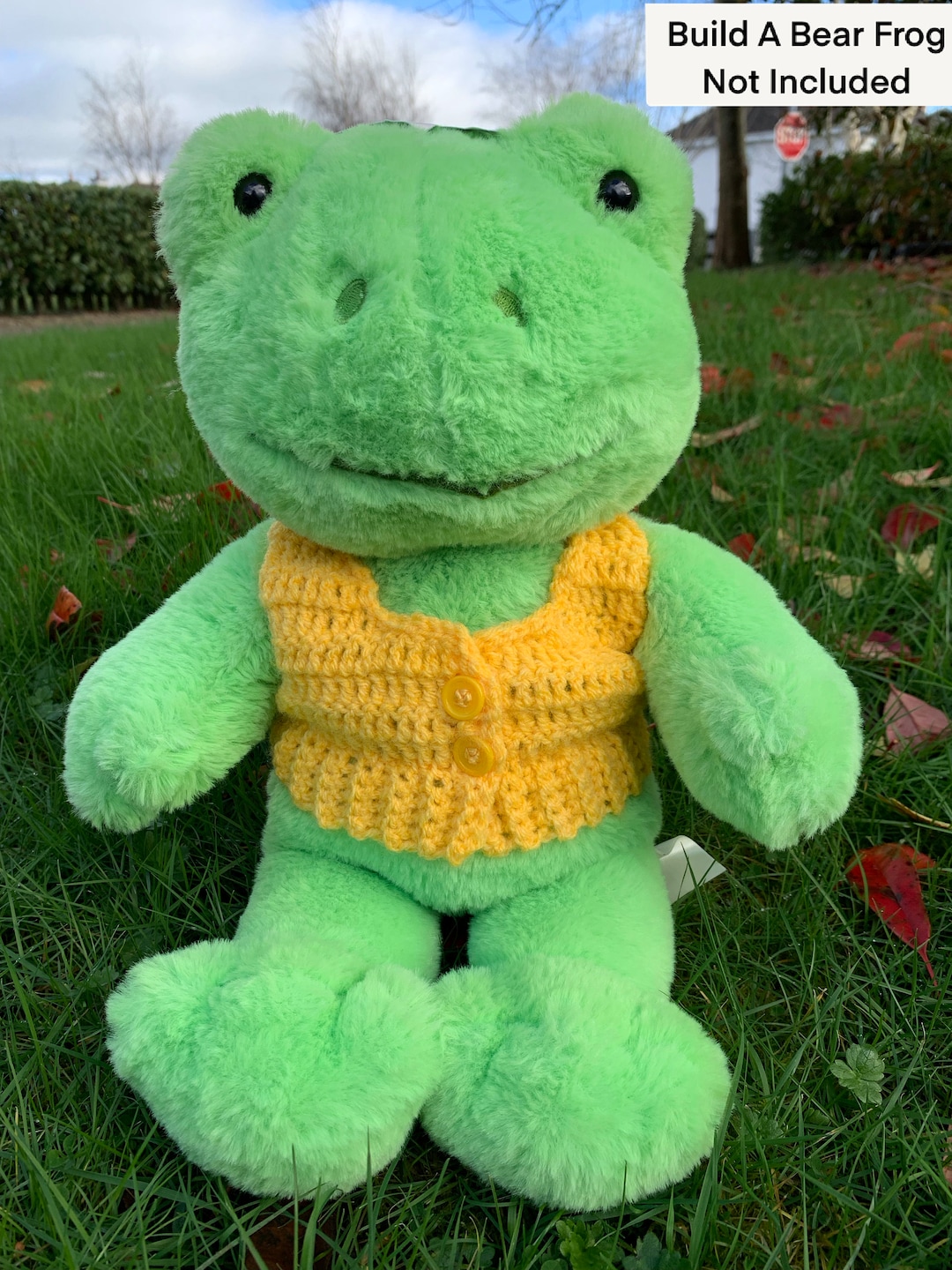 Crochet Build A Bear Vest Made to Fit Build A Bear Frogs *build A Bear ...