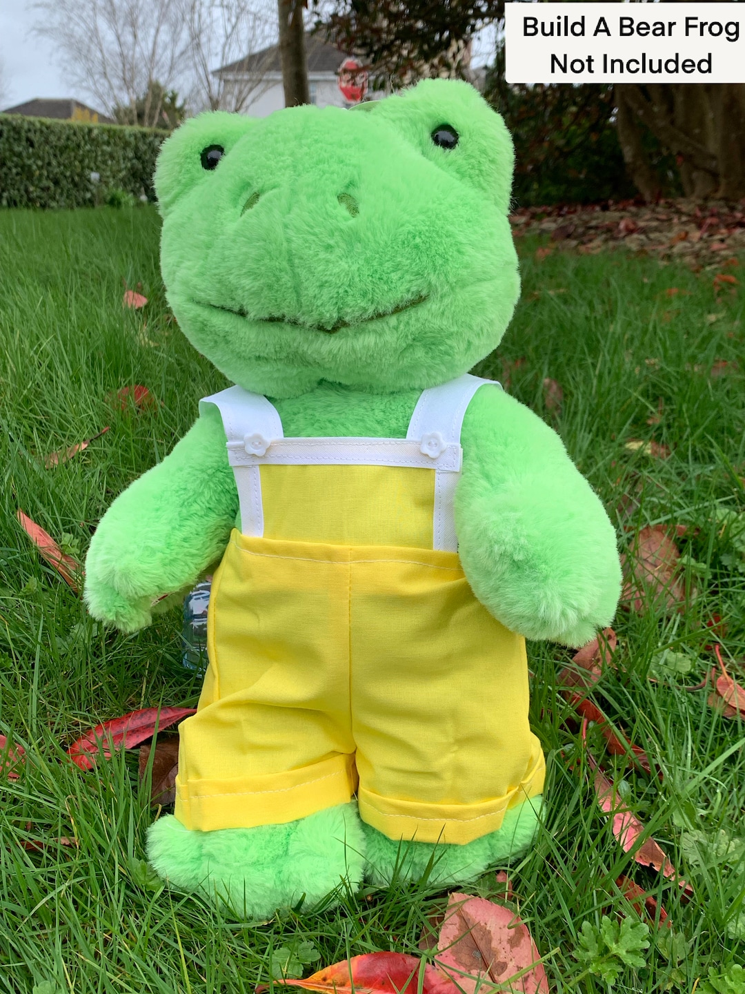 Handmade Build A Bear Spring Green Frog, Spring Pink Frog Dungarees ...