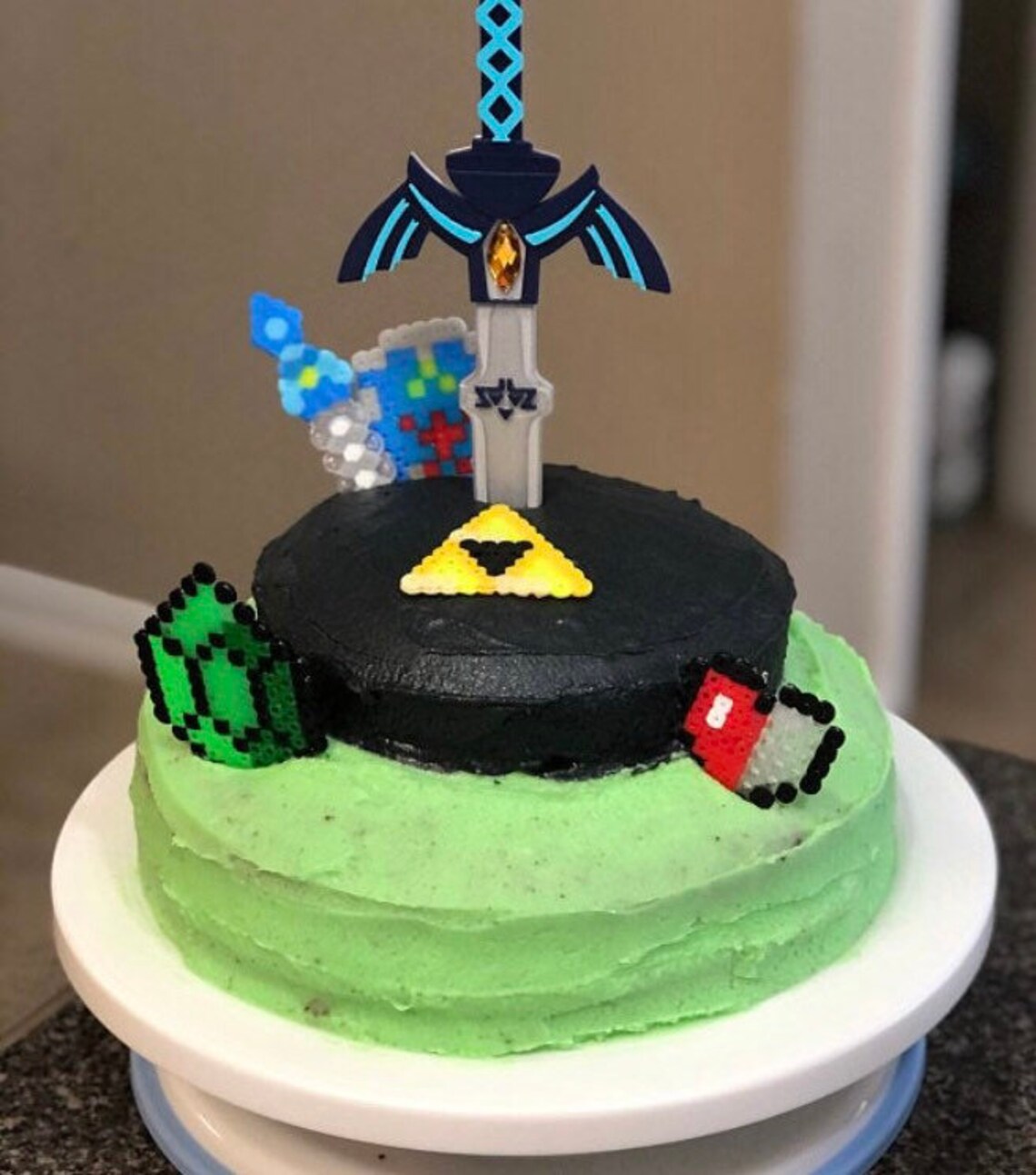 Zelda Master Sword Personalized Cake Topper | Etsy