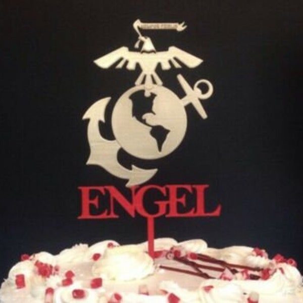 Marine Cake Topper - Etsy
