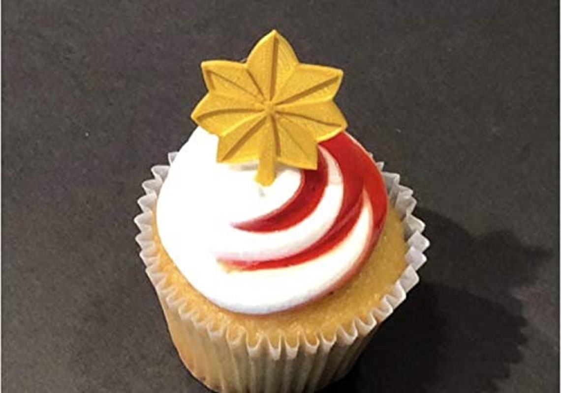 Major LTC Lt Colonel Oak Leaf Military Cupcake Toppers 1 | Etsy