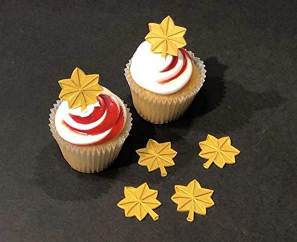 Major LTC Lt Colonel Oak Leaf Military Cupcake Toppers 1 - Etsy