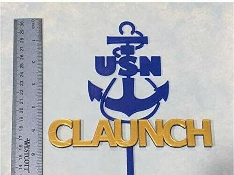 Navy Insignia Personalized US Military Cake Topper | Etsy