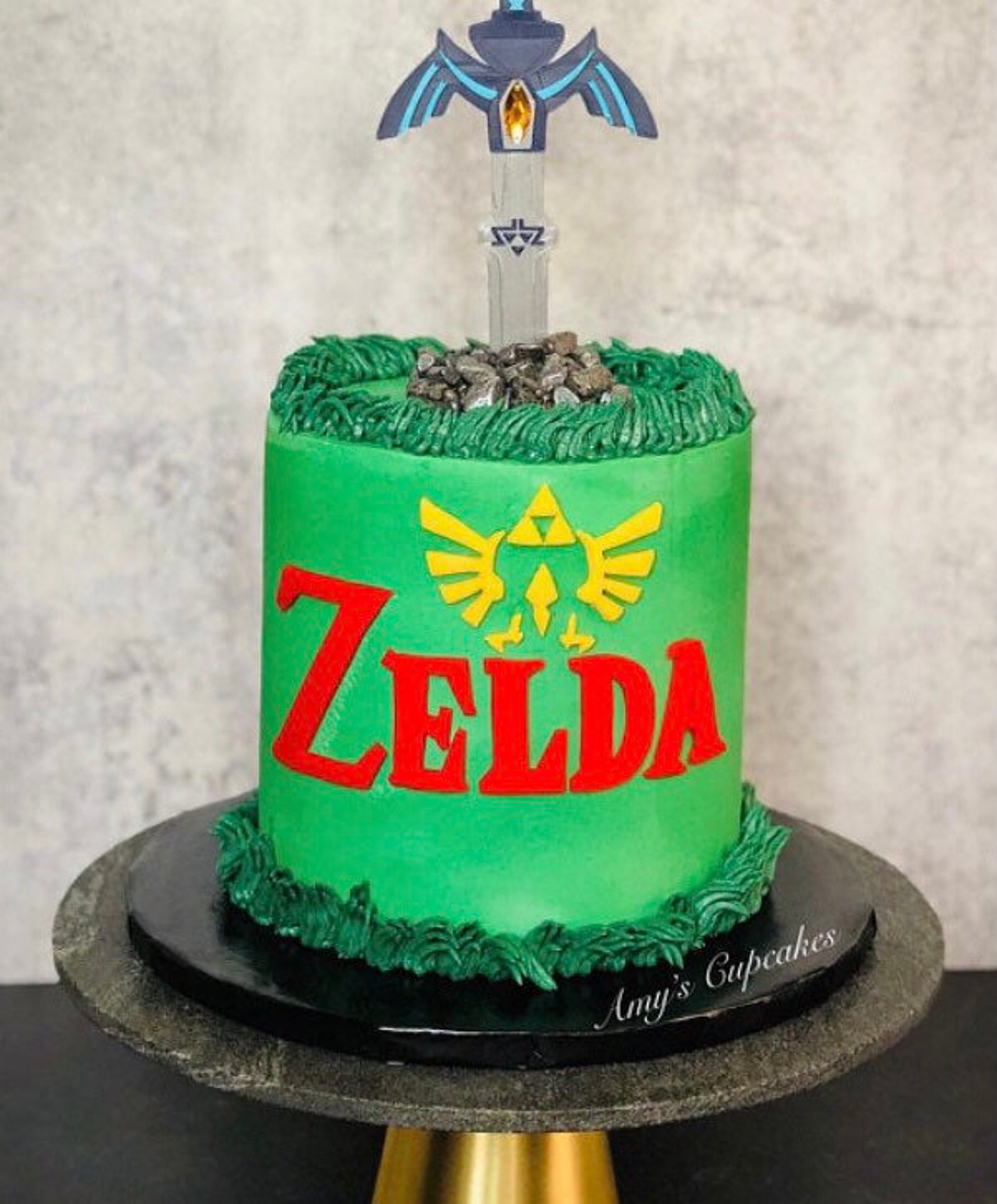 Zelda Master Sword Personalized Cake Topper | Etsy