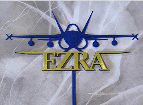 F18 Jet Fighter Top Gun Personalized Cake Topper - Etsy