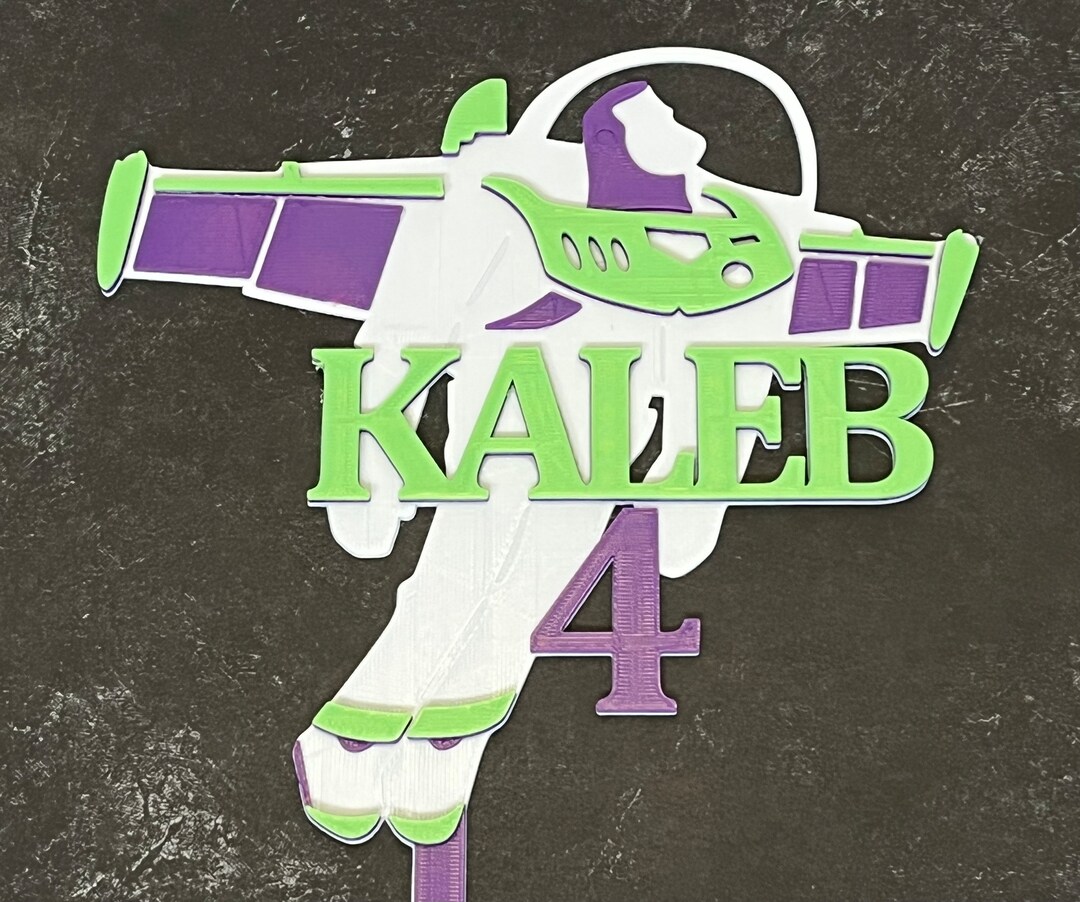Buzz Personalized Birthday Cake Topper - Etsy