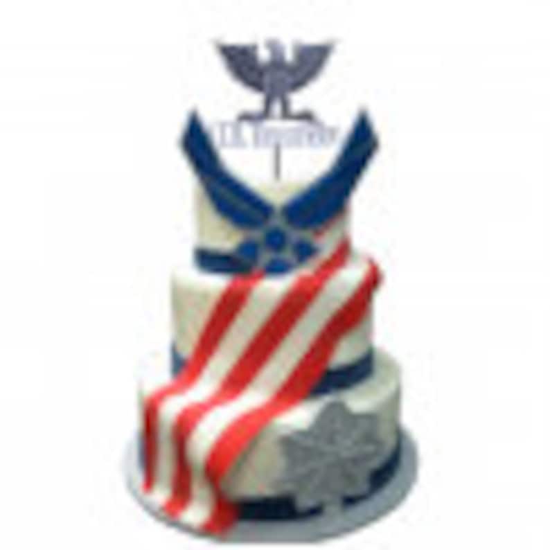 Colonel Rank Eagle Personalized Cake Topper - Etsy