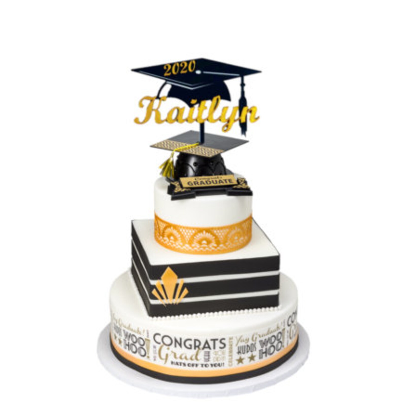 Graduation Cap Personalized Cake Topper Etsy