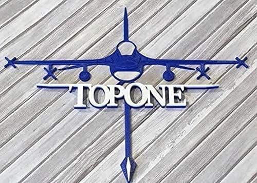 F16 Jet Fighter Military Airplane Personalized Cake Topper - Etsy